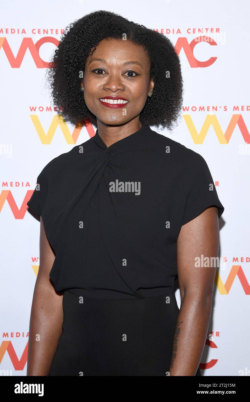 New York, USA. 19th Oct, 2023. Honoree Koritha Mitchell attends the Women's Media Awards at the ...