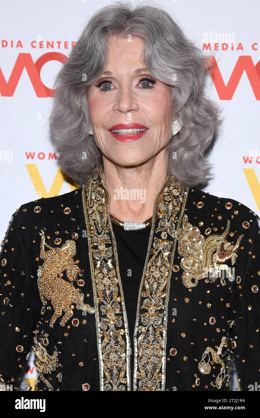 New York, USA. 19th Oct, 2023. Women's Media Center Co-Founder Jane ...
