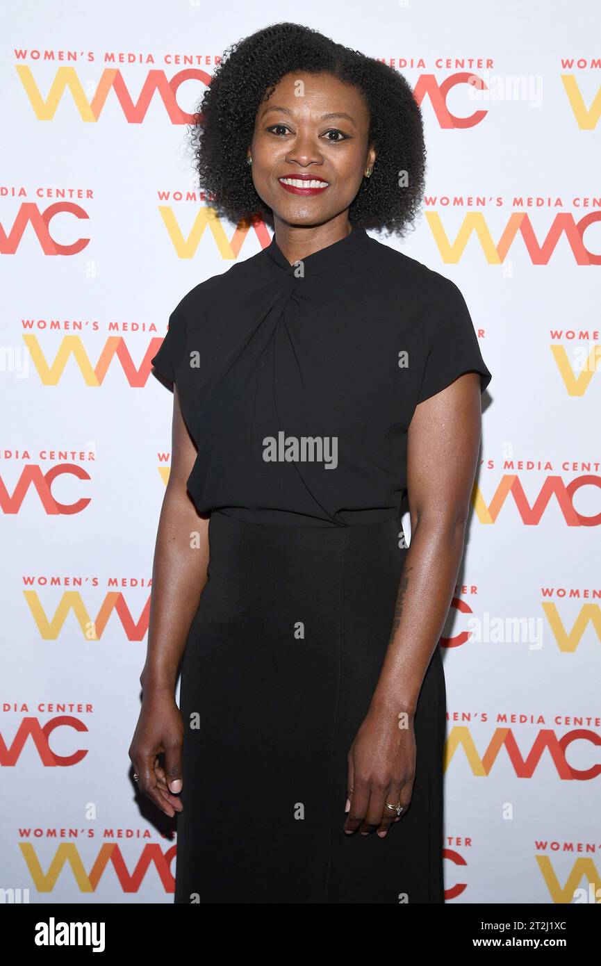 New York, USA. 19th Oct, 2023. Honoree Koritha Mitchell attends the Women's Media Awards at the ...