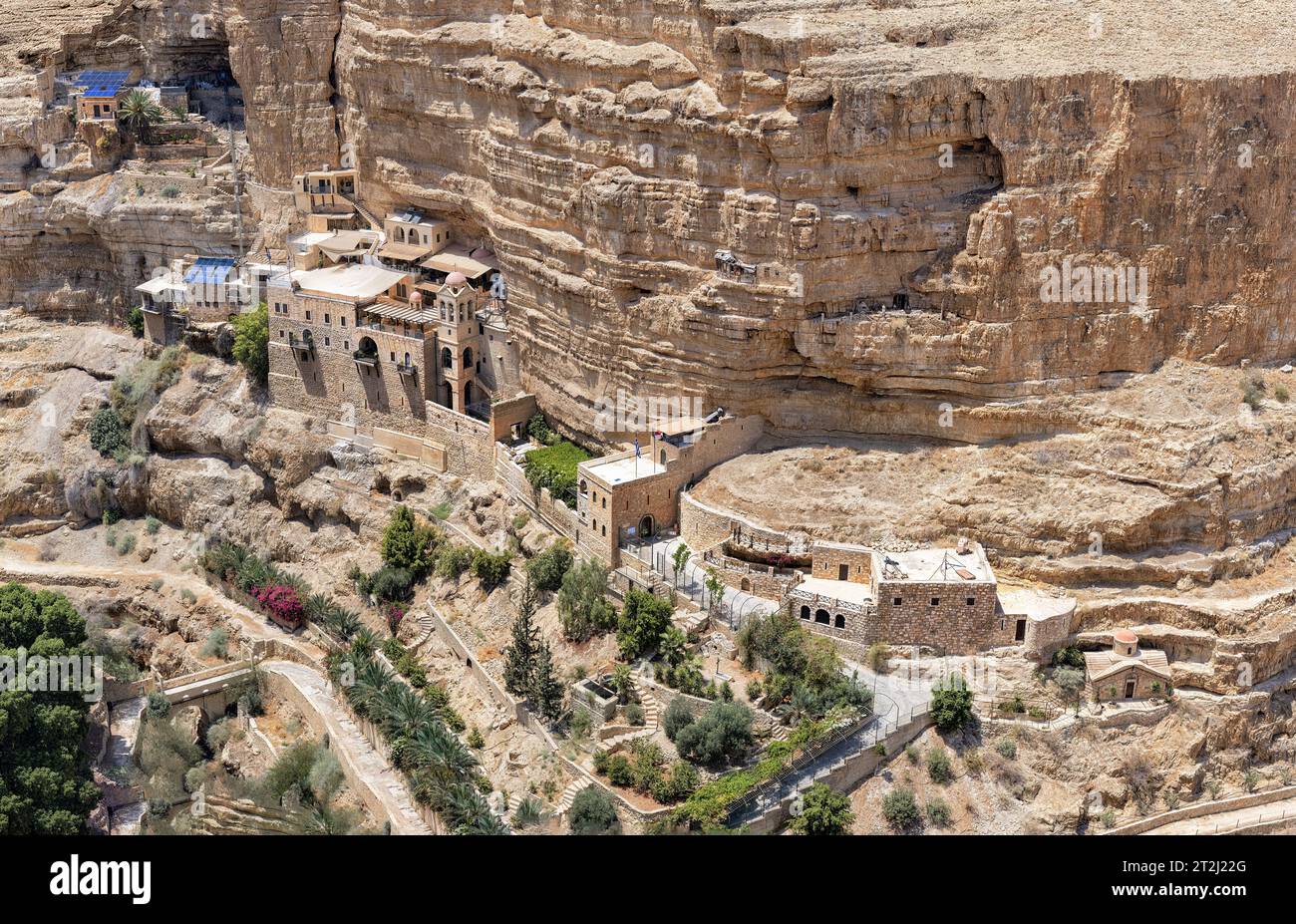 Judean desert, Israel - August 12, 2023: St. George Greek Orthodox ...