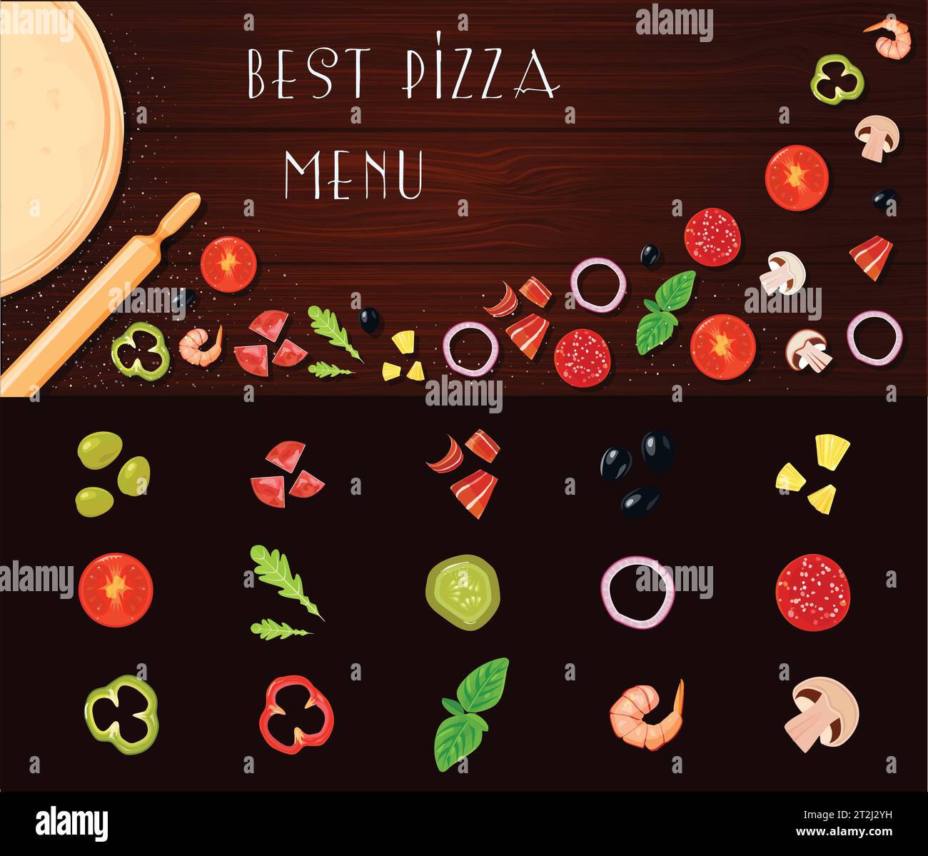 Preparation table top Stock Vector Images - Alamy