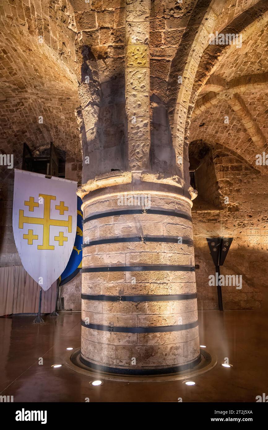 Acre, Israel – August 15, 2023: Citadel and prison. Acre Akko, Akre is ...
