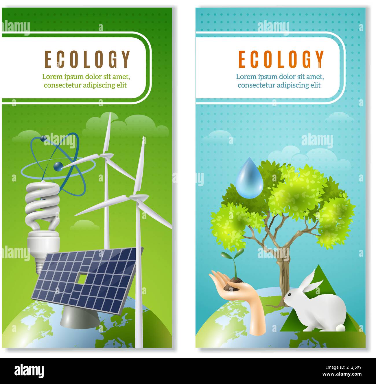 Clean sustainable and renewable green energy sources and environment ...