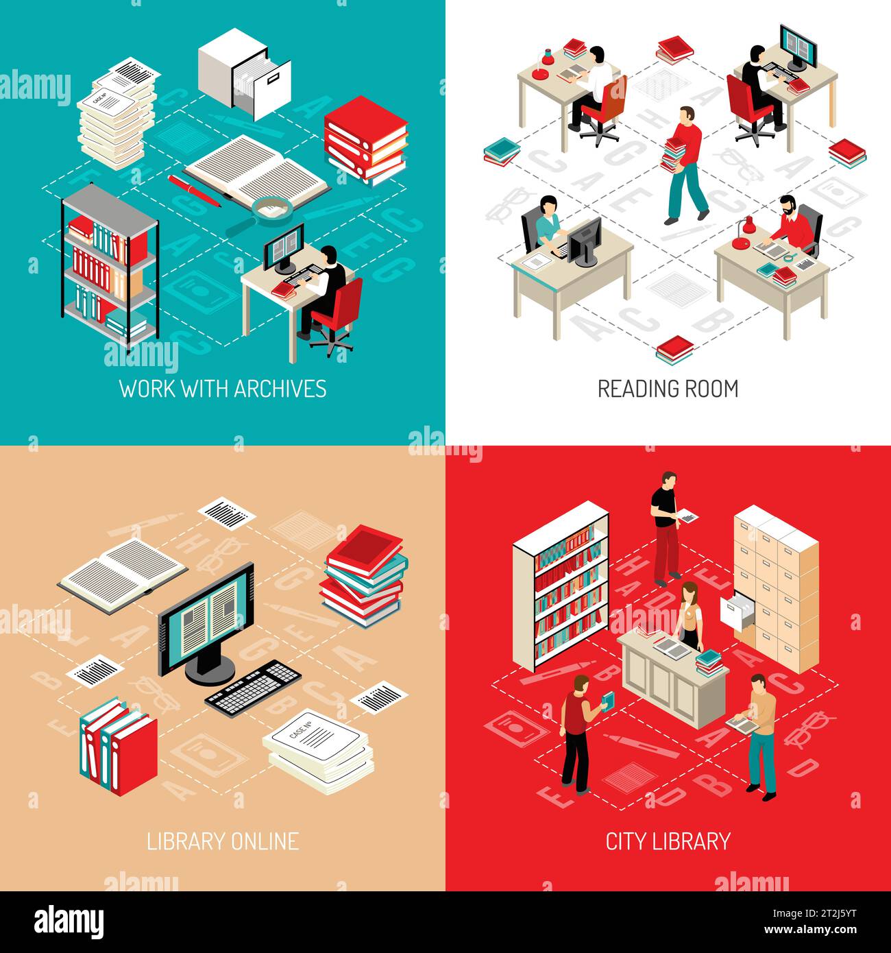 City library reading room with online archive and catalog access 4 ...