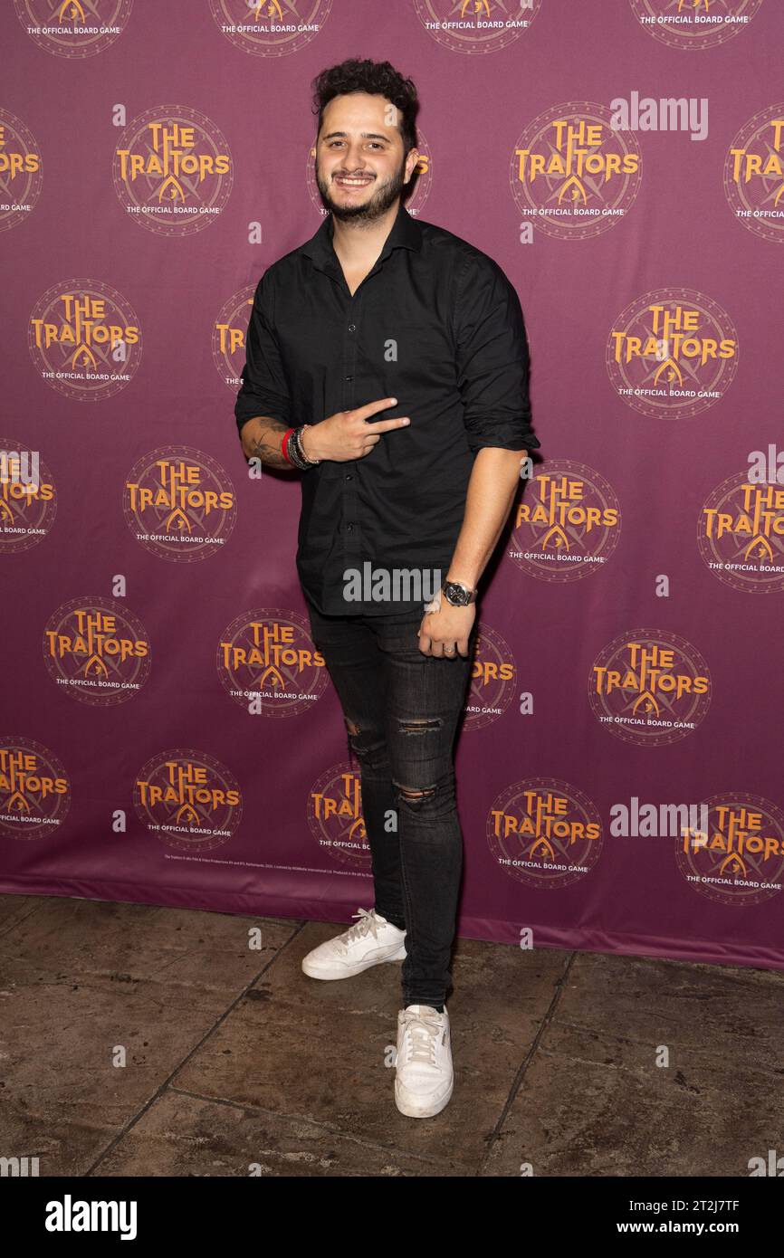 London, UK. 19th Oct, 2023. Former ‘The Traitors' Contestant, Wilfred ...