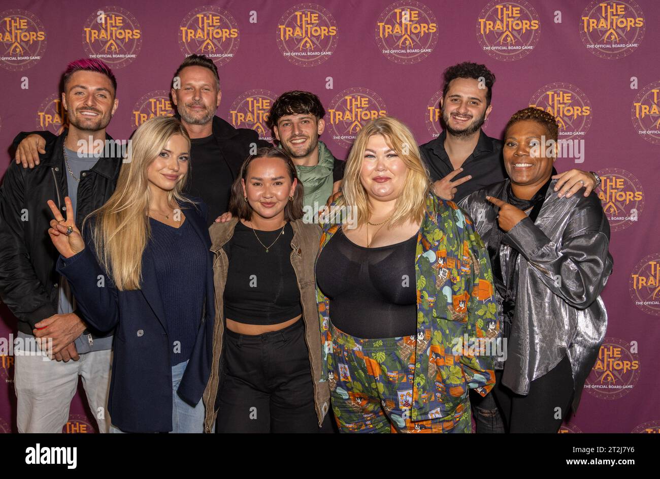London, UK. 19th Oct, 2023. The Traitor contestants from Season One ...
