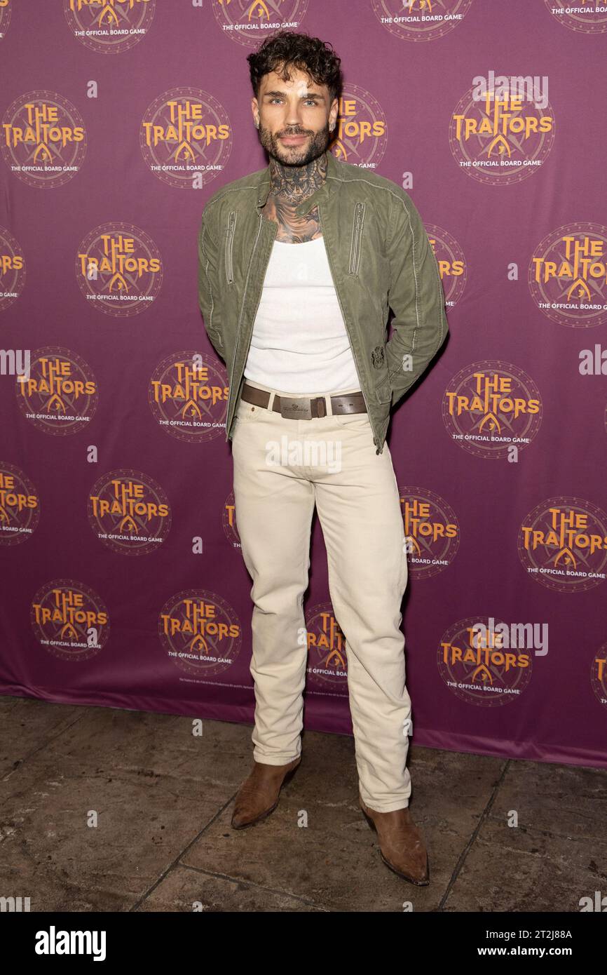 London, UK. 19th Oct, 2023. Declan Doyle attends The Official 'The Traitors' Board Game VIP ...