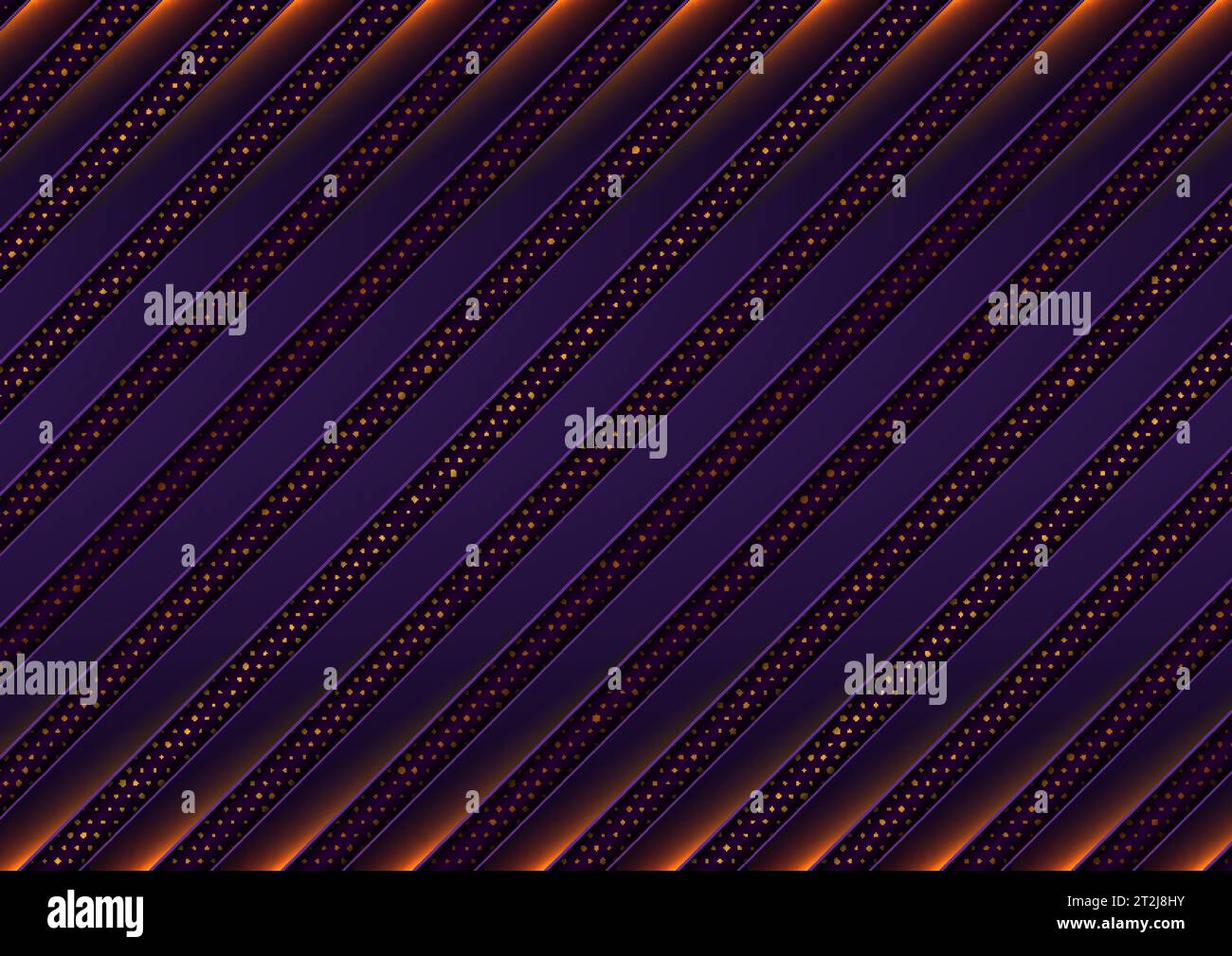 Dark violet and golden abstract tech geometric background. Luxury ...