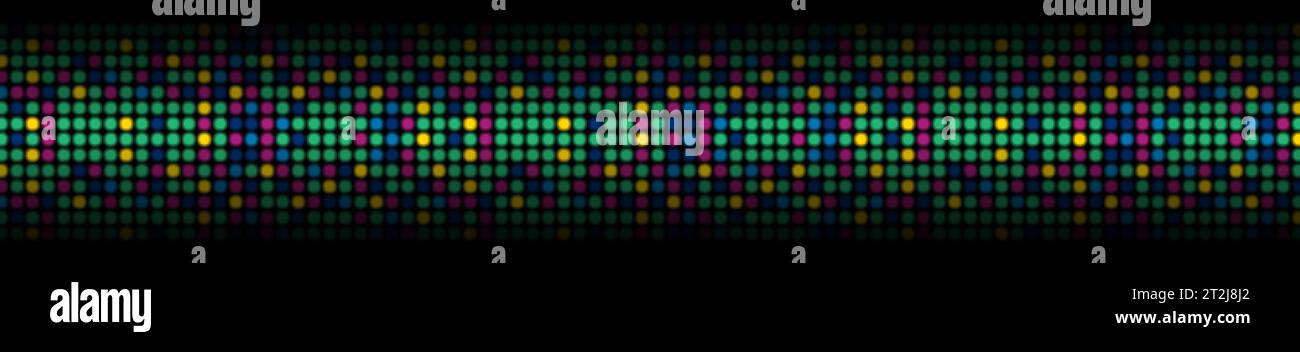 Colorful abstract shiny light circles web header banner. Vector neon ...