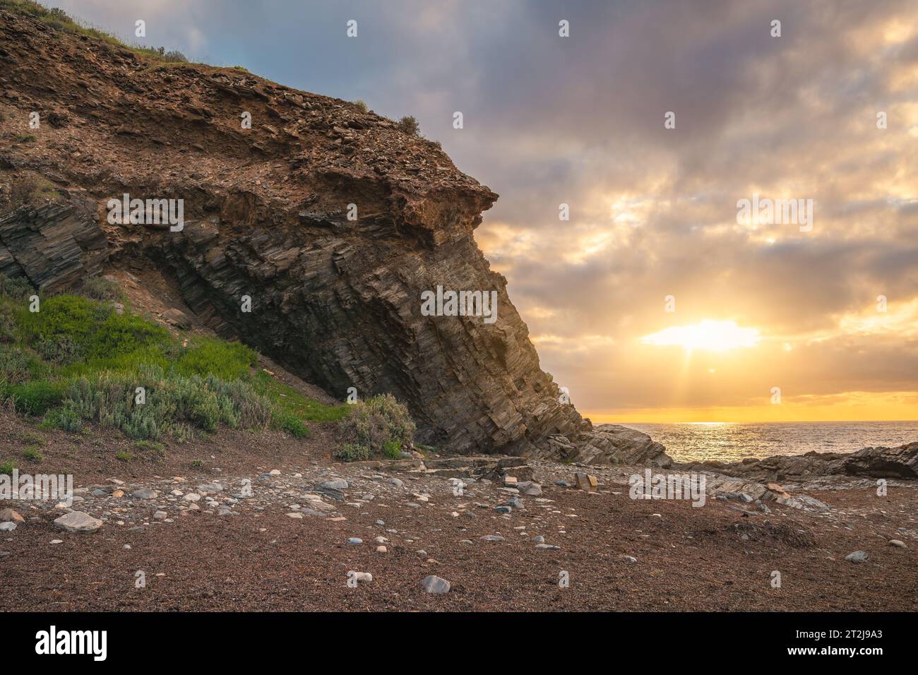 Iconic Second Valley coastal view with at sunset, Fleurieu Peninsula ...