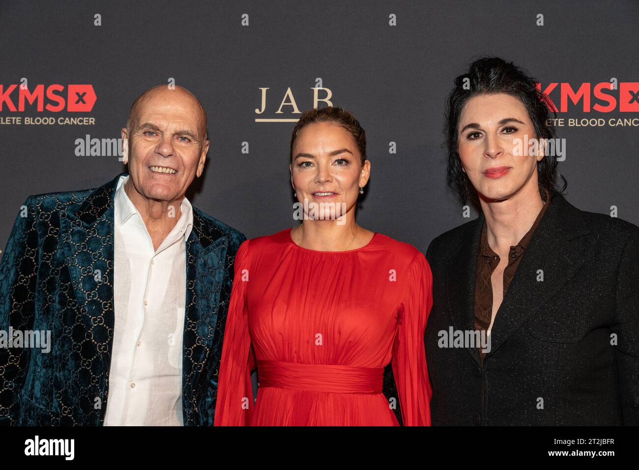 New York, USA. 19th Oct, 2023. Peter Harf, Katharina Harf and Sue Nabi ...