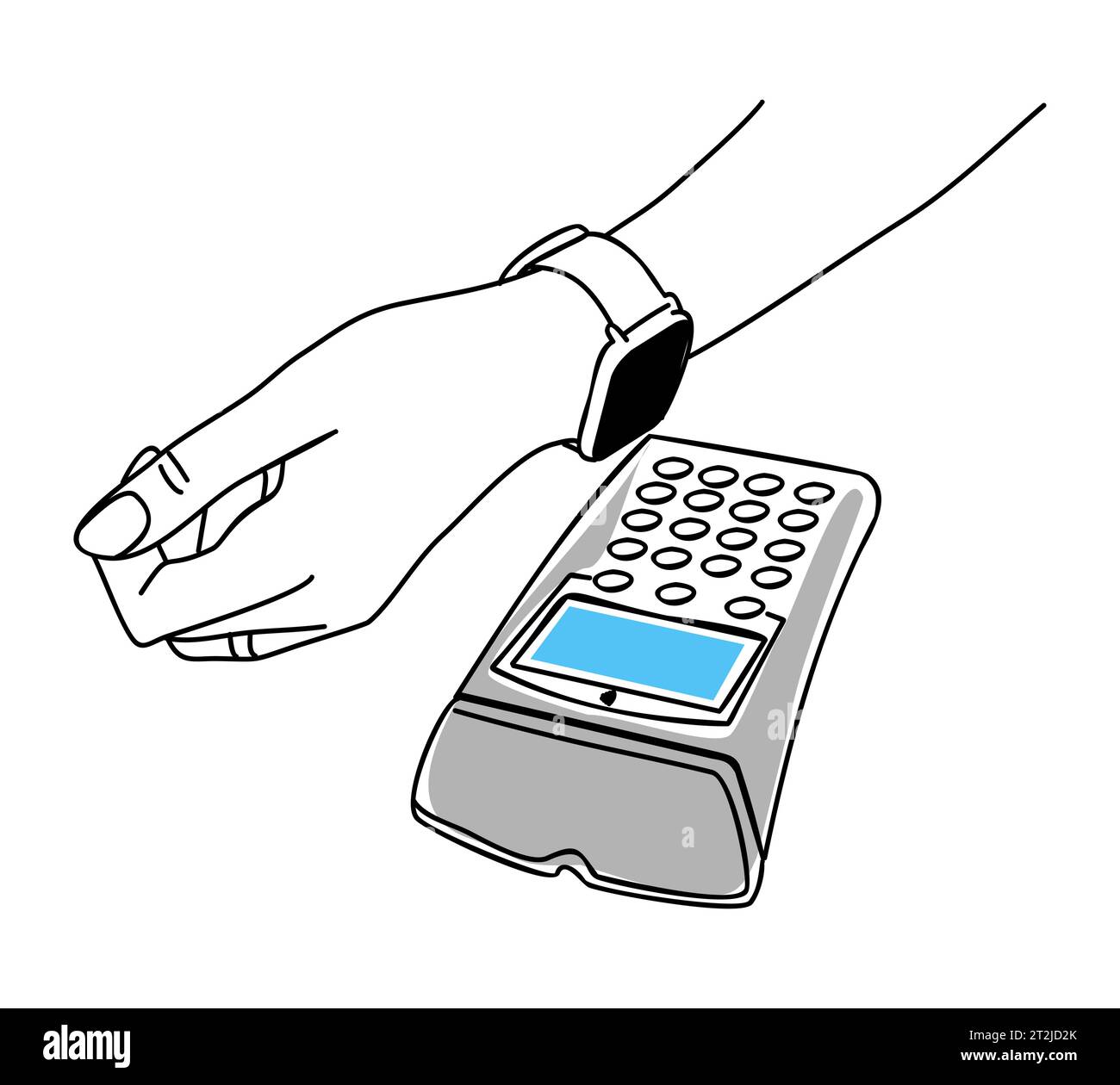 Smartwatch nfc payment icon hi-res stock photography and images - Alamy
