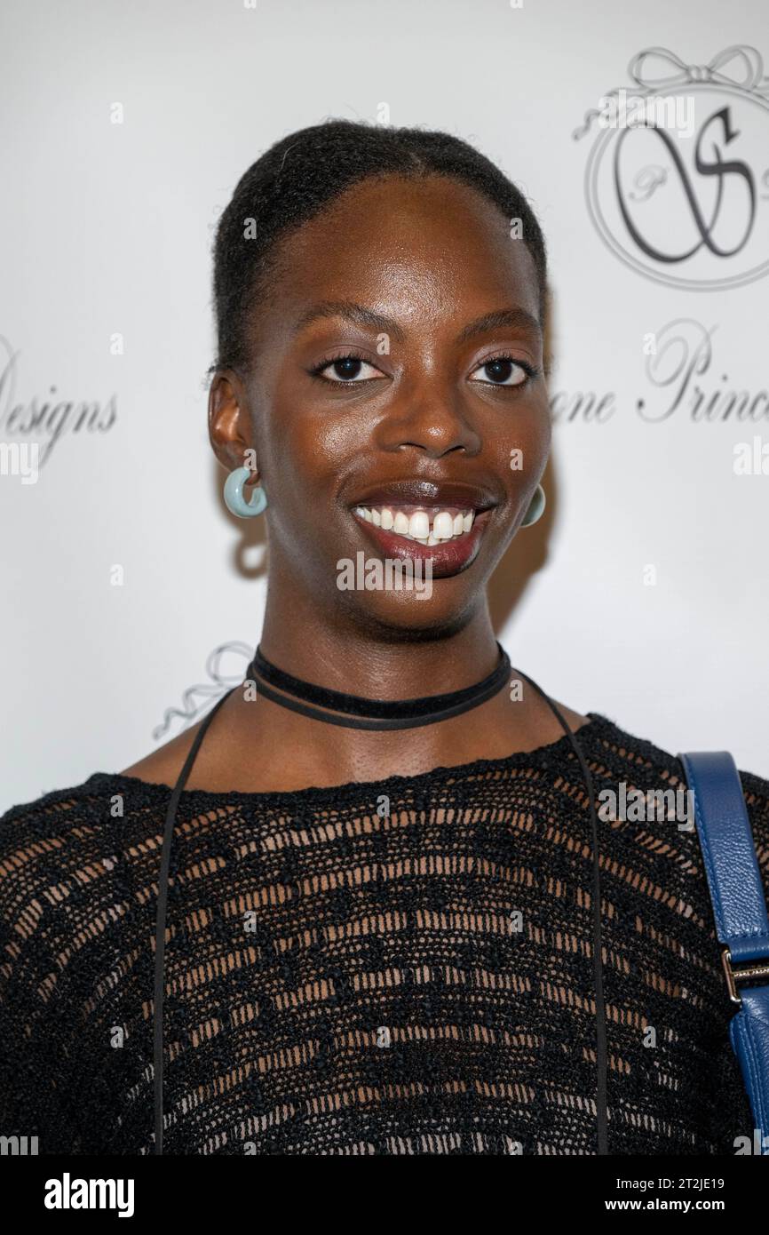 Los Angeles, USA. 19th Oct, 2023. Model Jamila Wilkins attends Couture ...