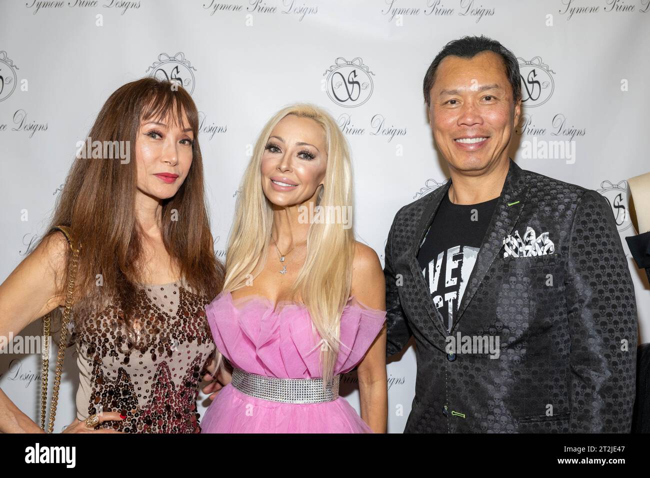 Los Angeles, USA. 19th Oct, 2023. Couture designer Symone Prince, Linda ...