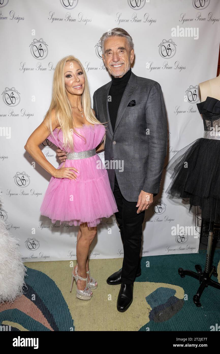 Los Angeles, USA. 19th Oct, 2023. Couture designer Symone Prince, Duke ...