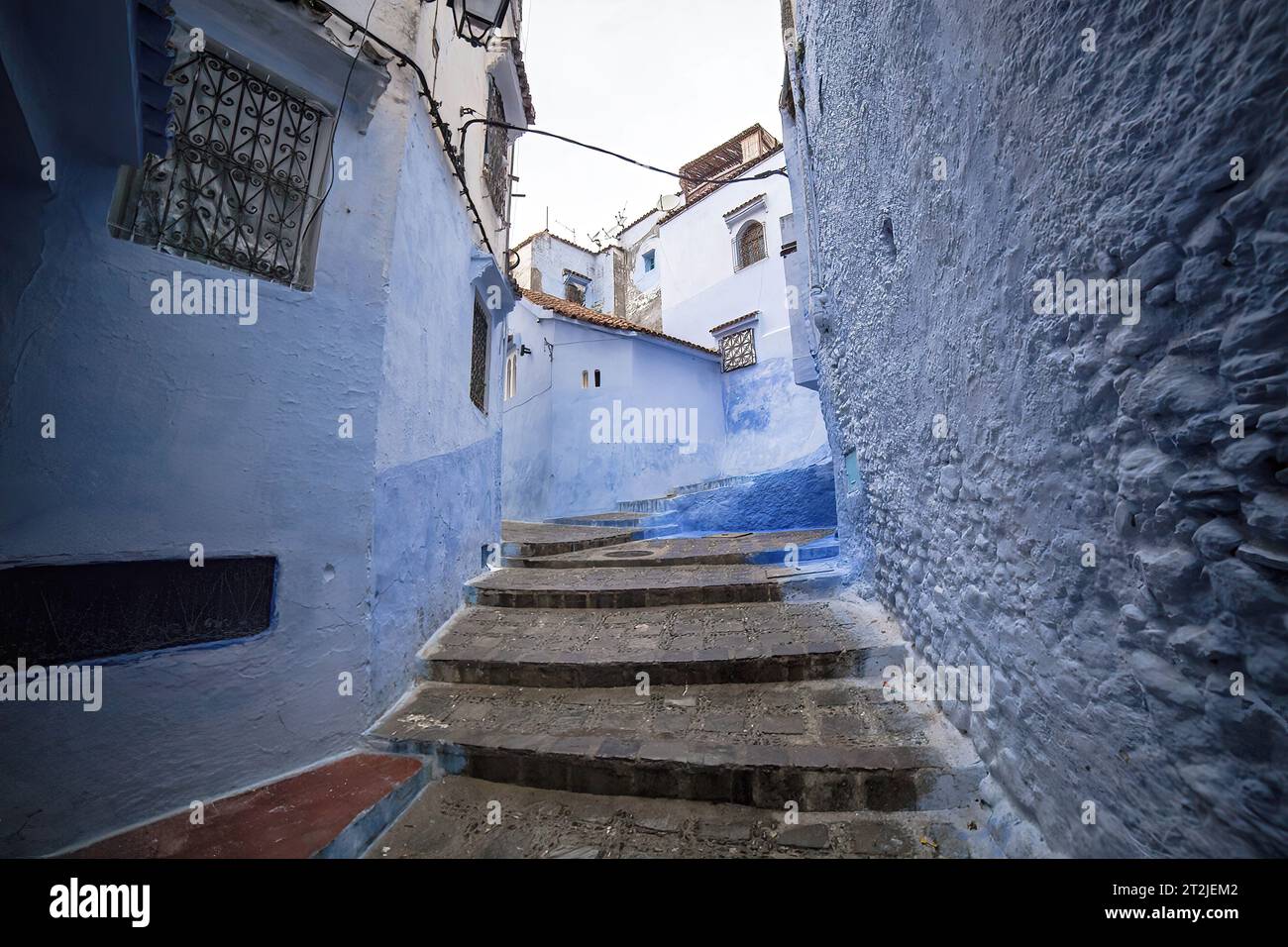 A very blue place! Stock Photo - Alamy