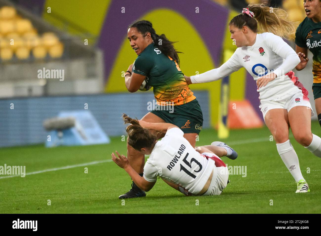 Wellington, New Zealand. 20th Oct, 2023. Tania Naden of Australia ...