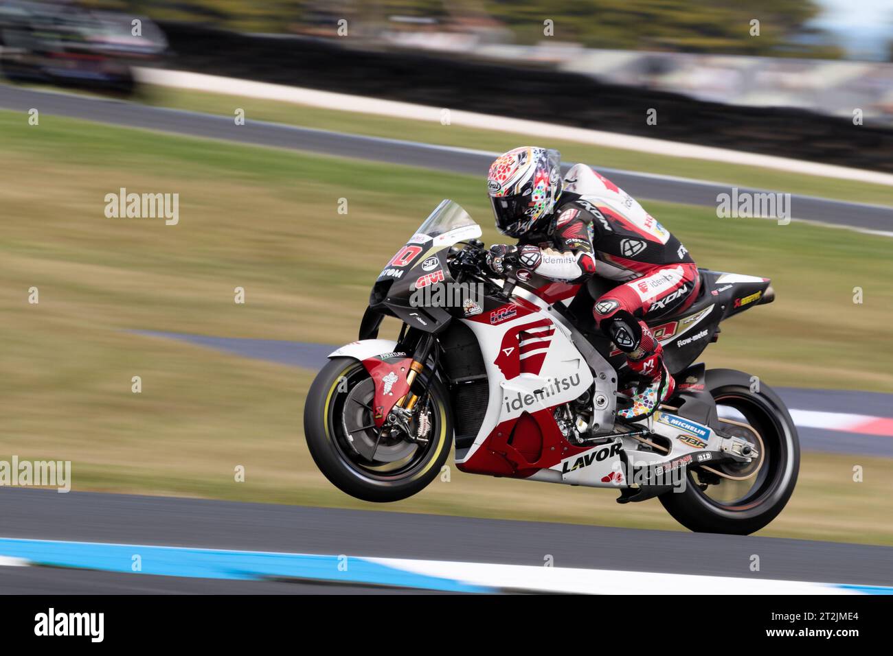 Melbourne, Australia, 20 October, 2023. Takaaki NAKAGAMI of Japan on the LCR Honda IDEMITSU ...