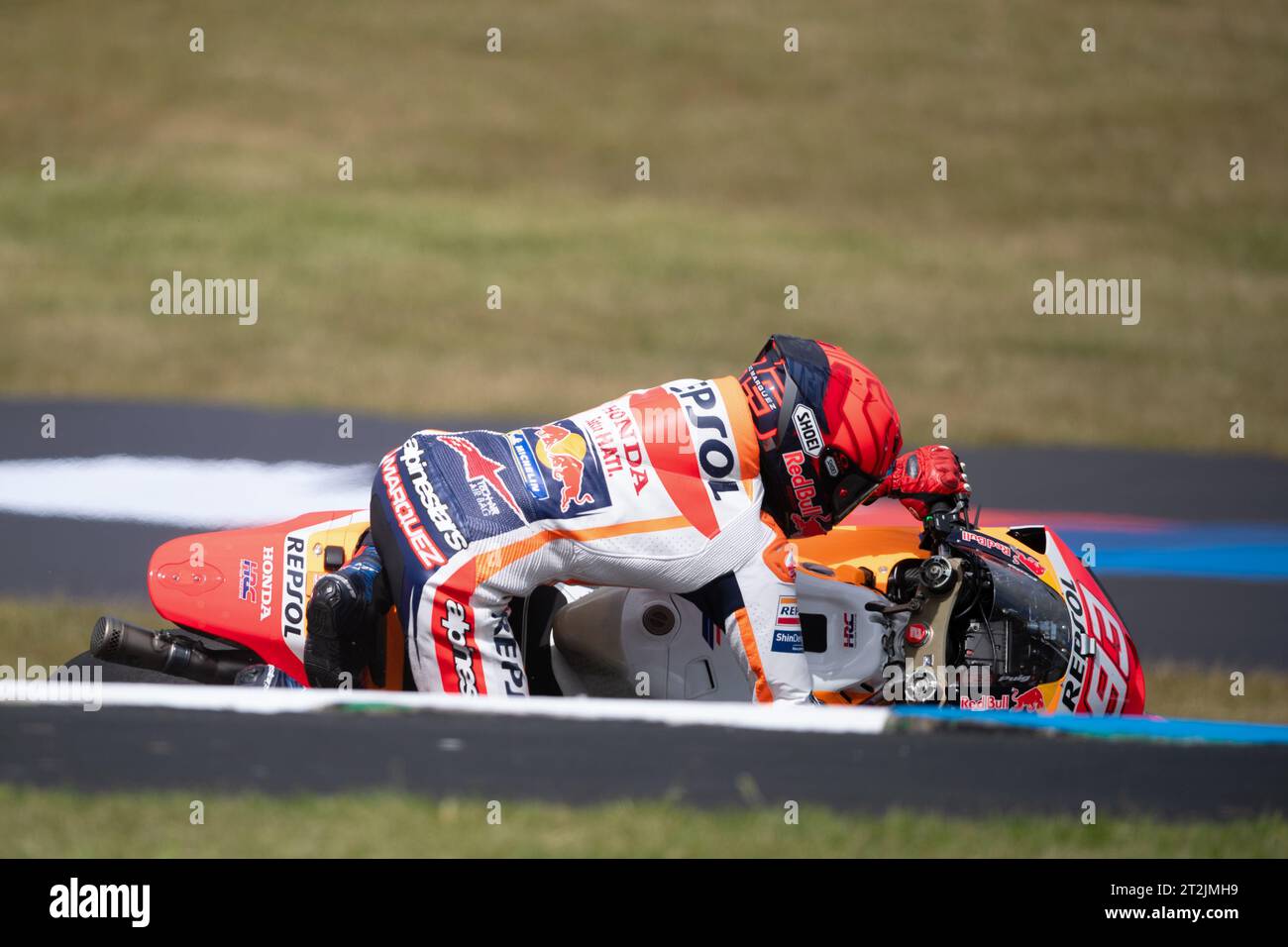 Melbourne, Australia, 20 October, 2023. Marc MARQUEZ of Spain on the ...