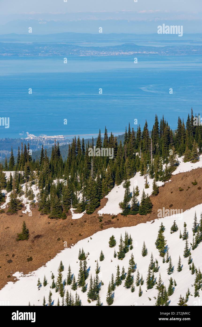The olympic mountains from hurricane ridge hi-res stock photography and ...