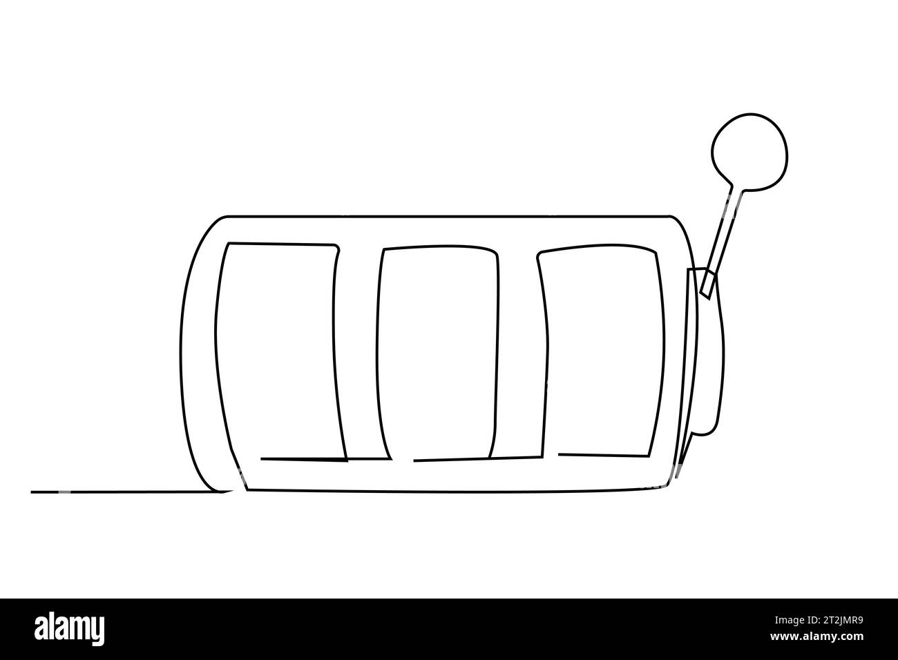 game of chance machine object entertainment industry line art Stock ...