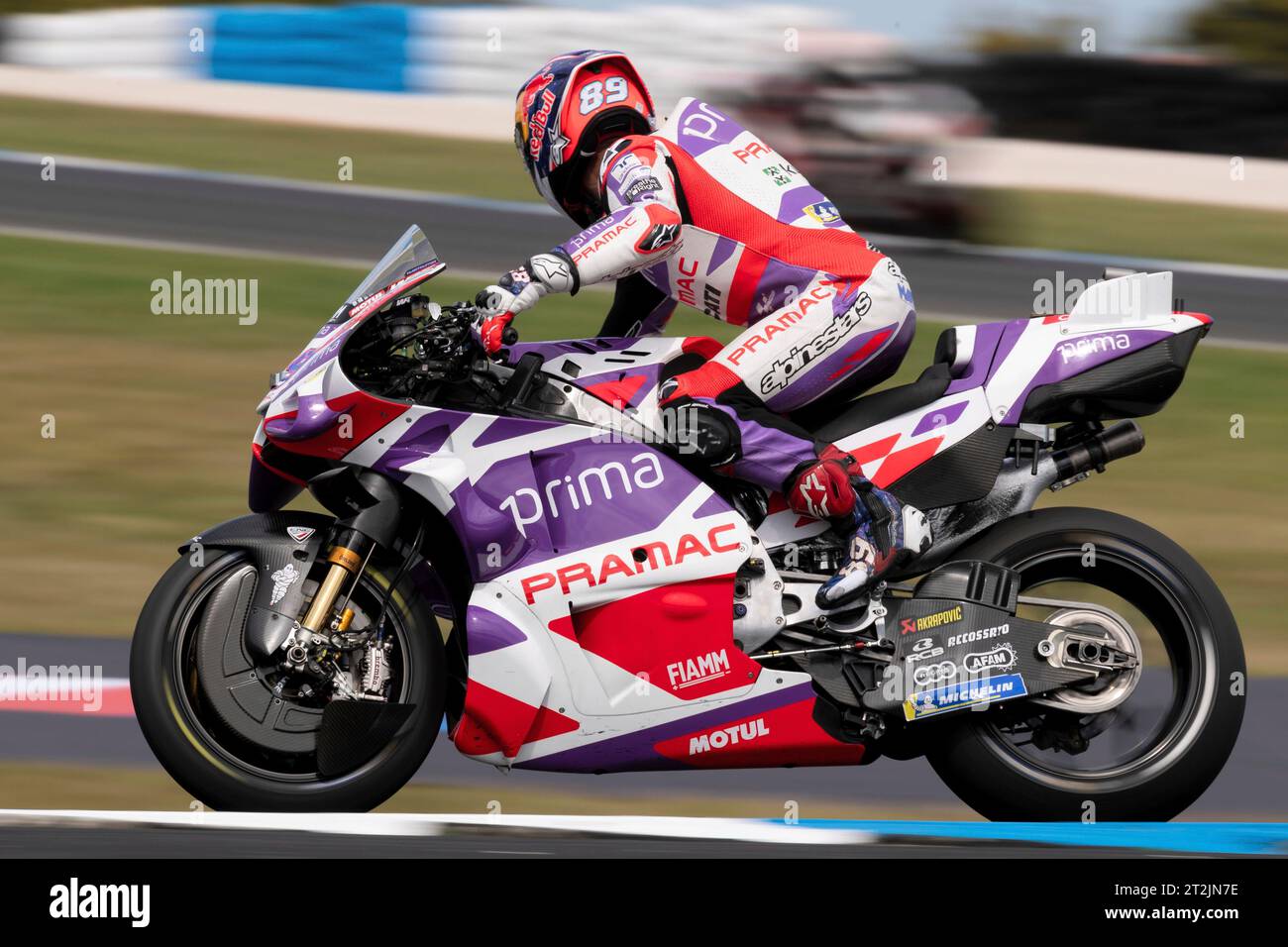 MELBOURNE, AUSTRALIA - OCTOBER 20: Jorge MARTIN of Spain on the Prima ...