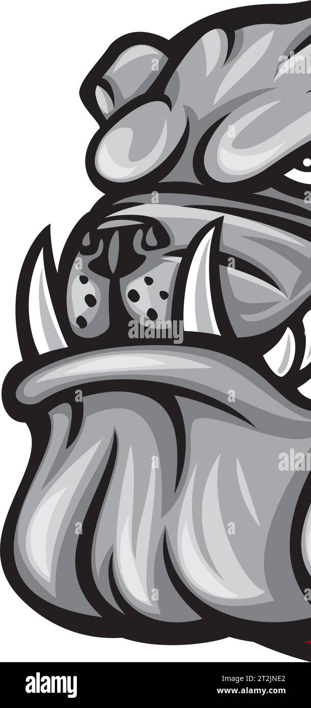 Wrinkled face Stock Vector Images - Alamy