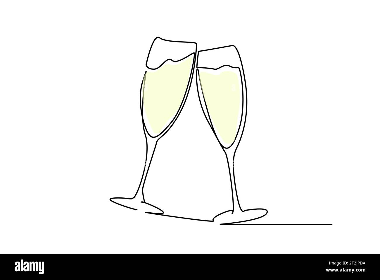 Hand wine glasses couple Stock Vector Images - Alamy