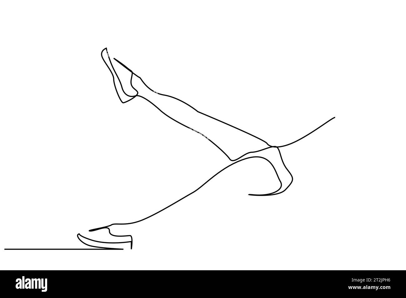 fit woman sport pilates fitness fit half body legs lifestyle line art ...