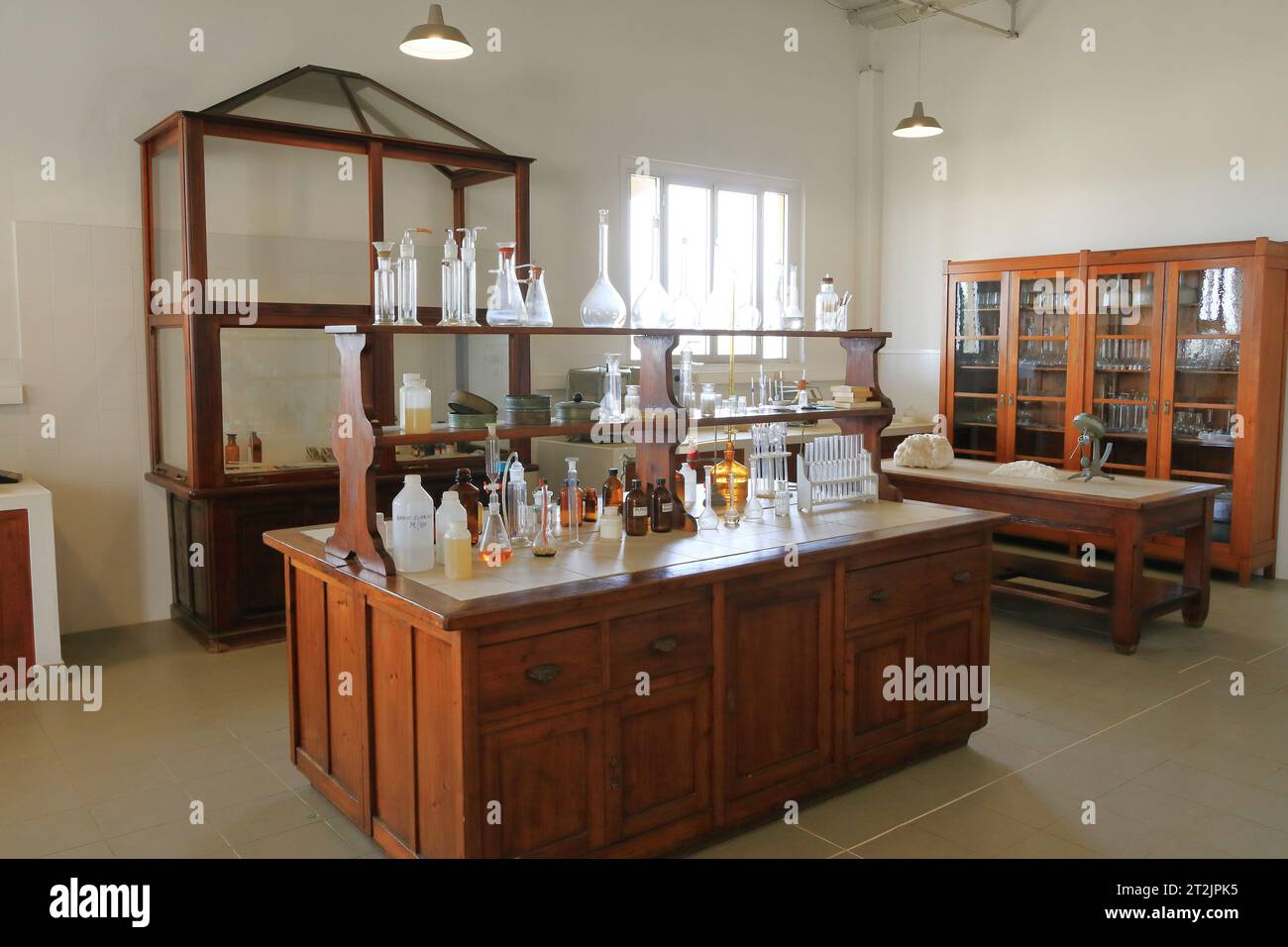Cagliari: old laboratory museum of saline in the Molentargius Regional ...