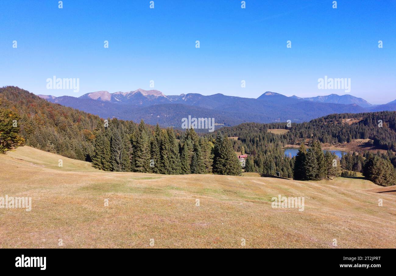 Beautiful panorama with Alps. European mountain range. Mountain ...