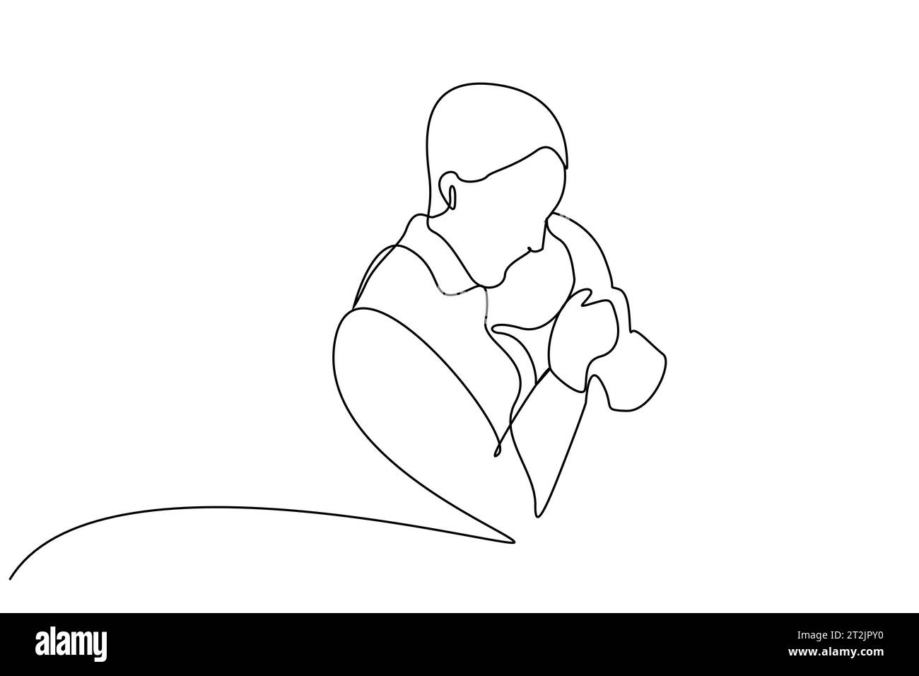 couple in love hug love affection kiss line art design Stock Vector ...