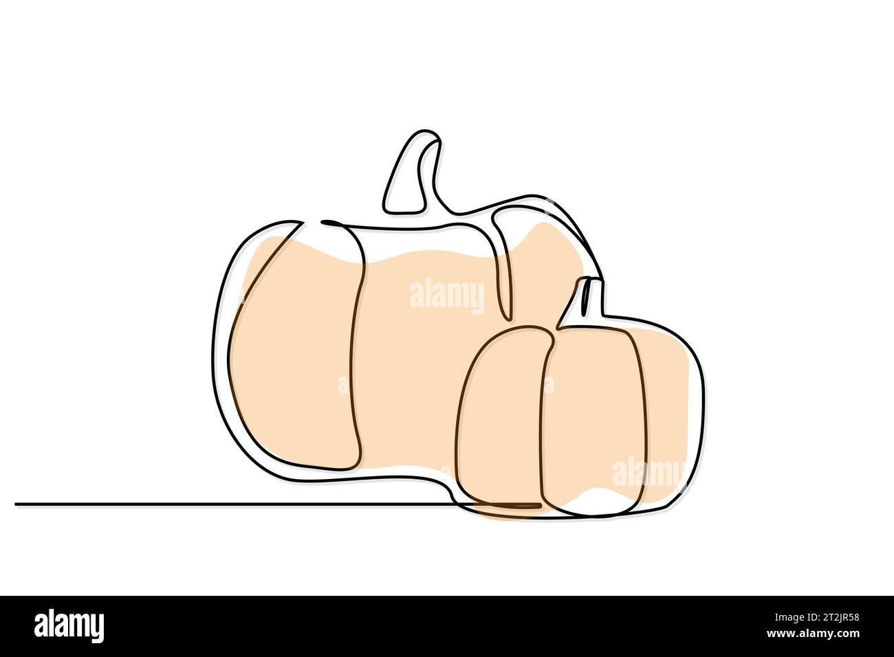 pumpkin seasonal fruit object line art Stock Vector Image & Art - Alamy