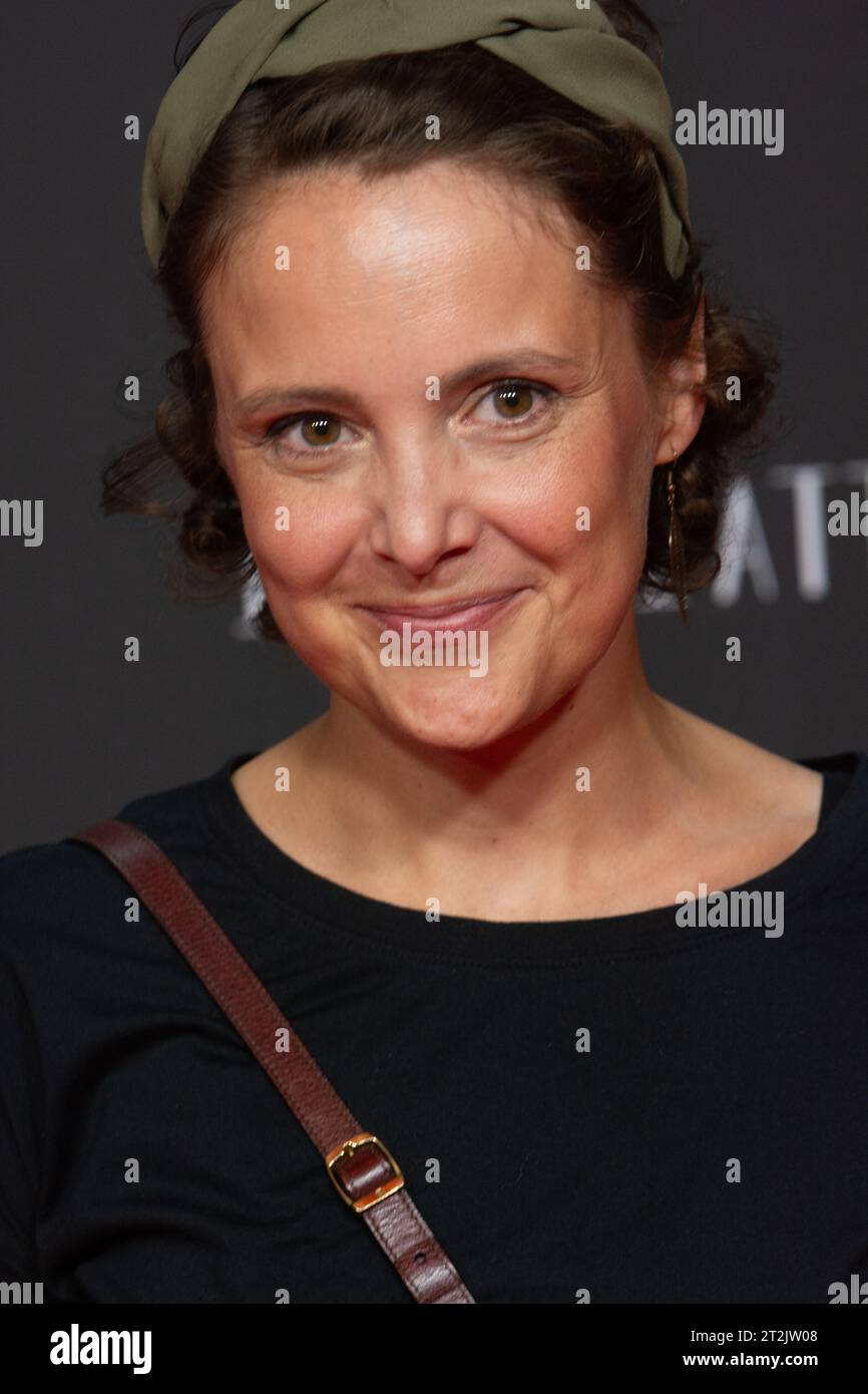 Katrin Wolter, a German actress, attends the opening of Cologne Film ...