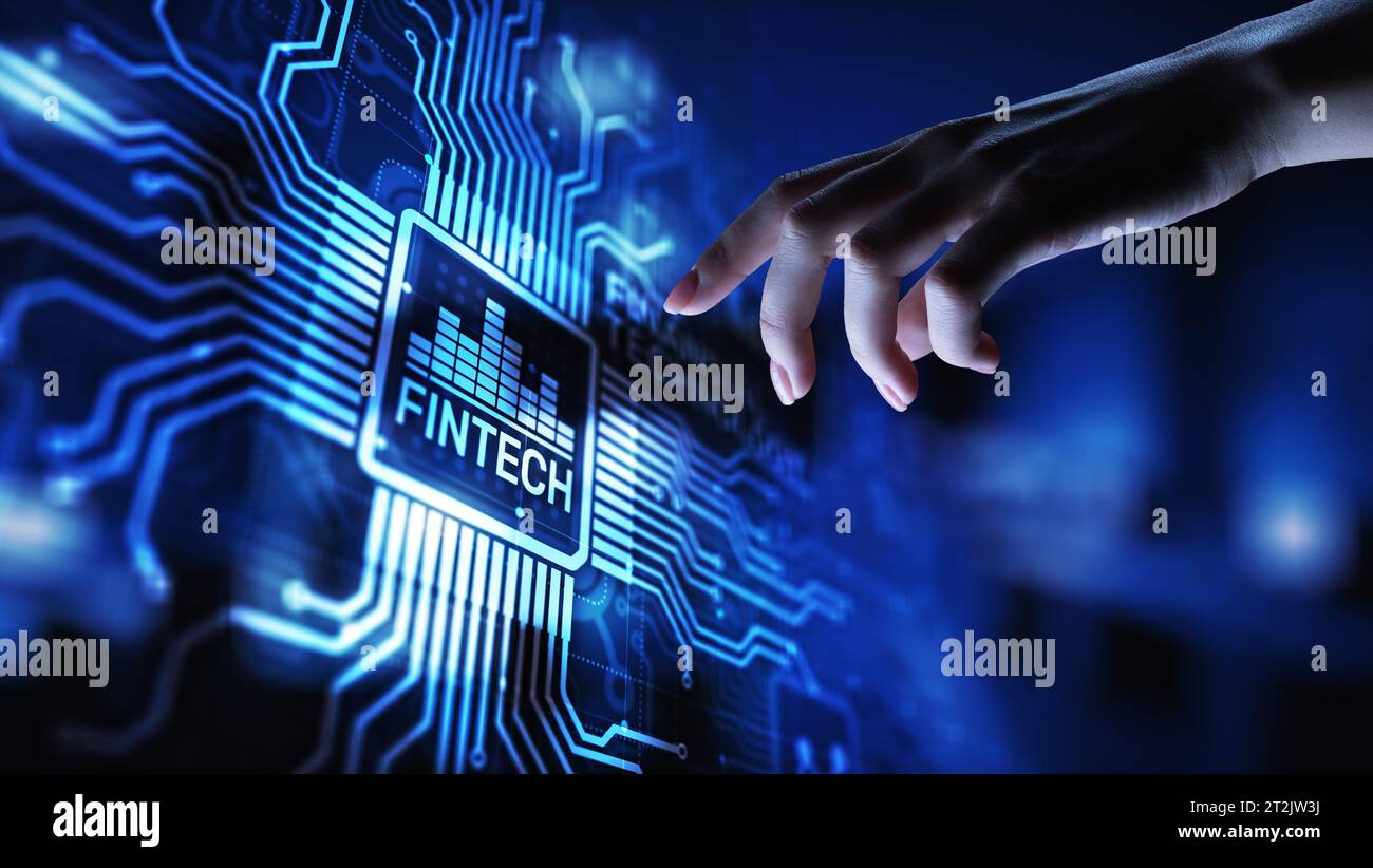 Fintech Financial technology Cryptocurrency investment and digital ...