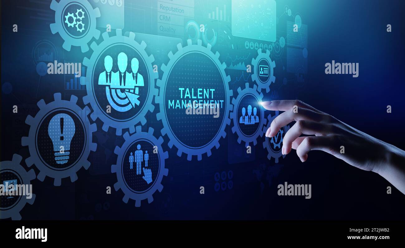 Talent management HR human resources management Team building concept ...