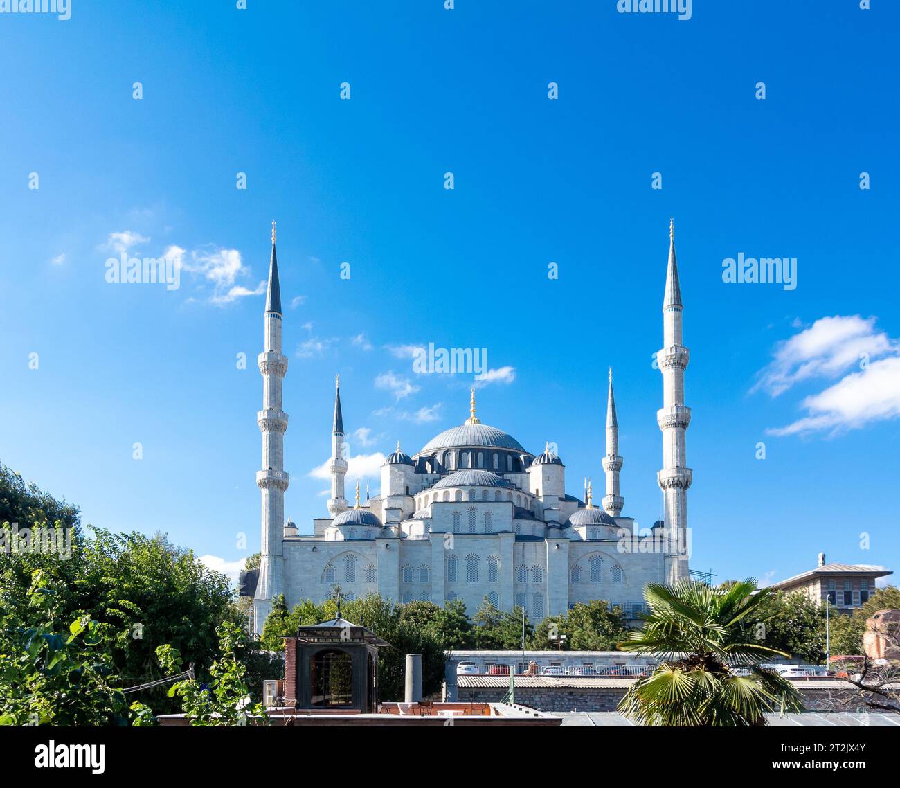 Istanbul, Turkey, The Blue Mosque also known as Sultan Ahmed Mosque (Turkish: Sultan Ahmet Camii ...