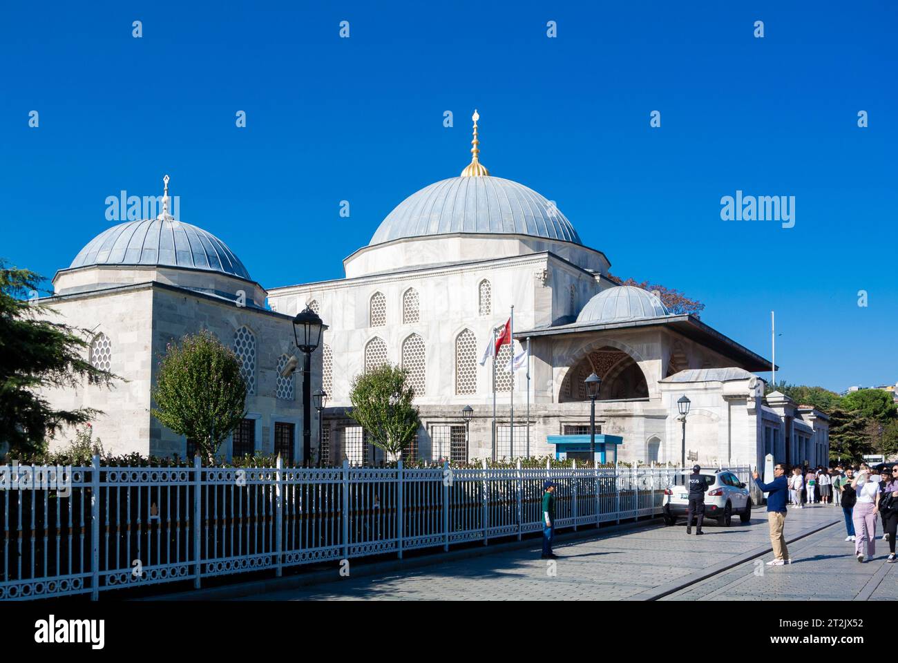 Istanbul, Turkey, The tomb of Sultan Ahmed the first (Turkish, Sultan I ...