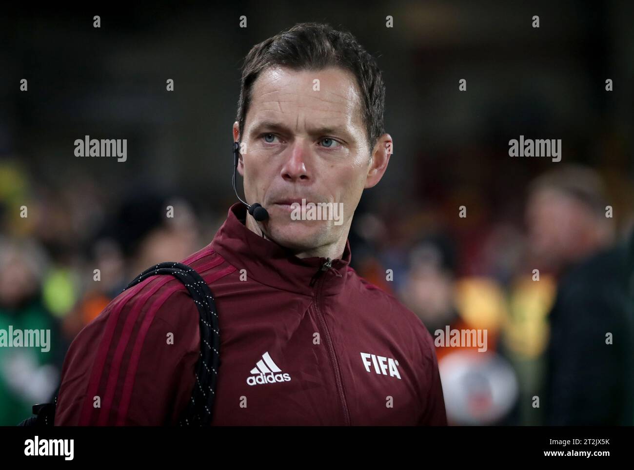 File photo dated 17-10-2023 of Fourth official referee Darren England ...