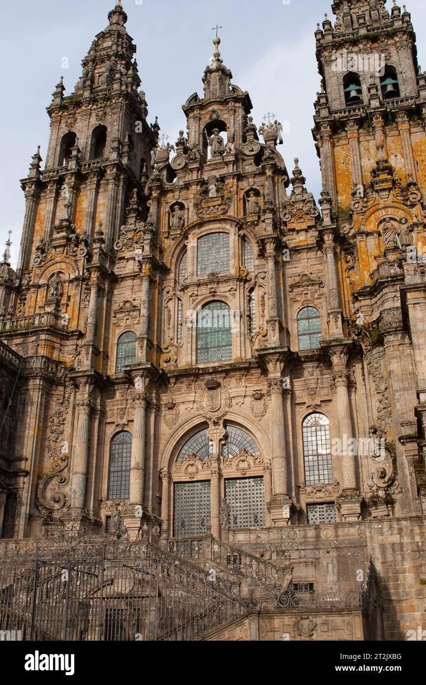 Santiago de Compostela church shot during the morning Stock Photo - Alamy