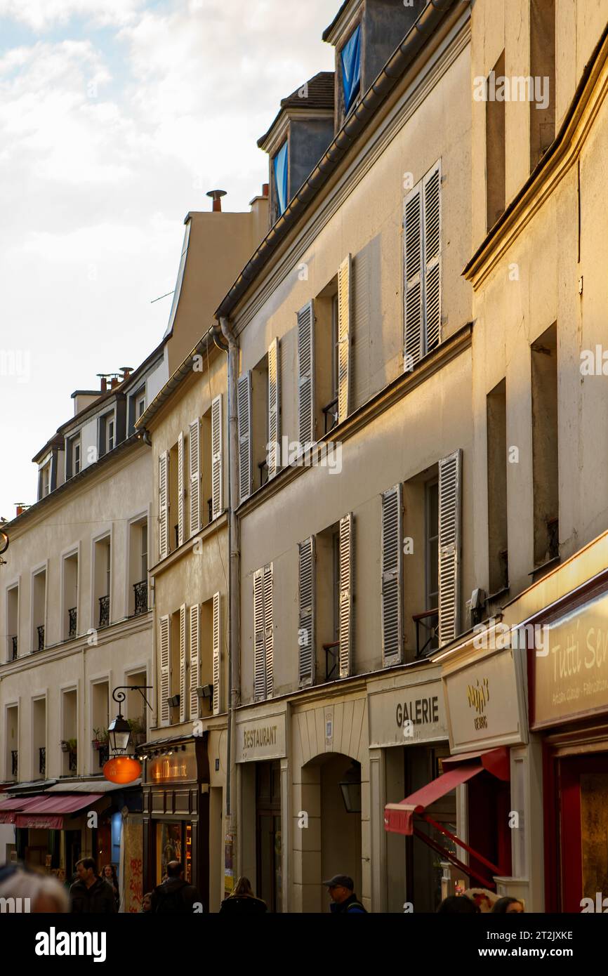 Traditional old French house with restaurants and galleries at ...