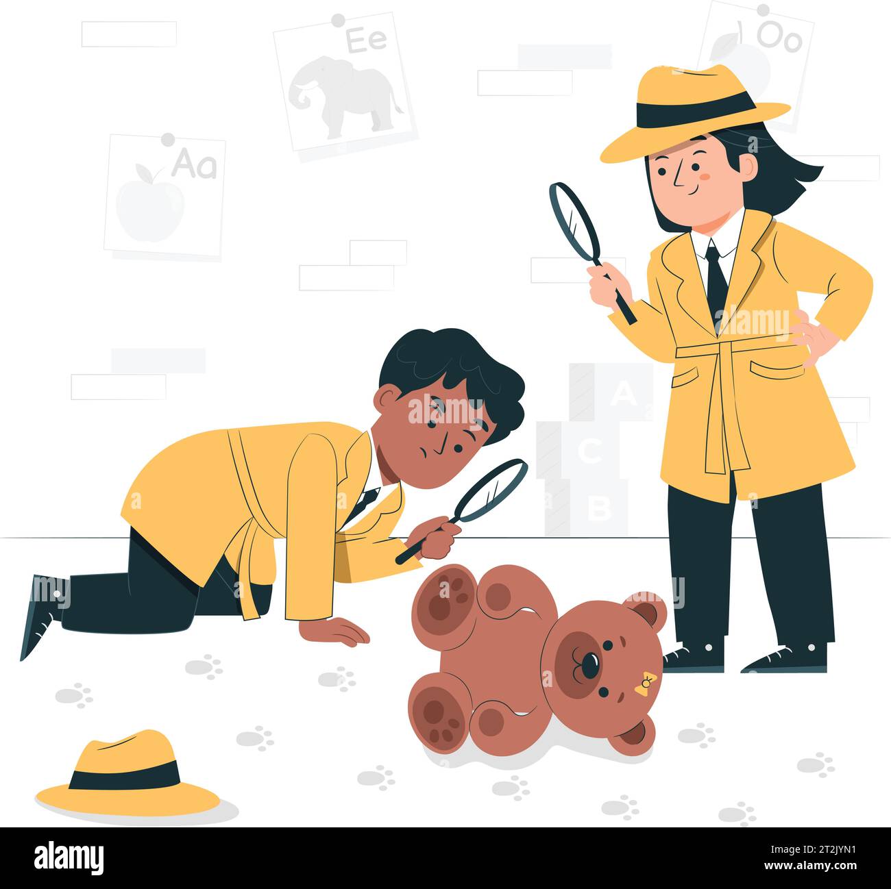 Detective Characters Cartoon at Clora Kirkpatrick blog