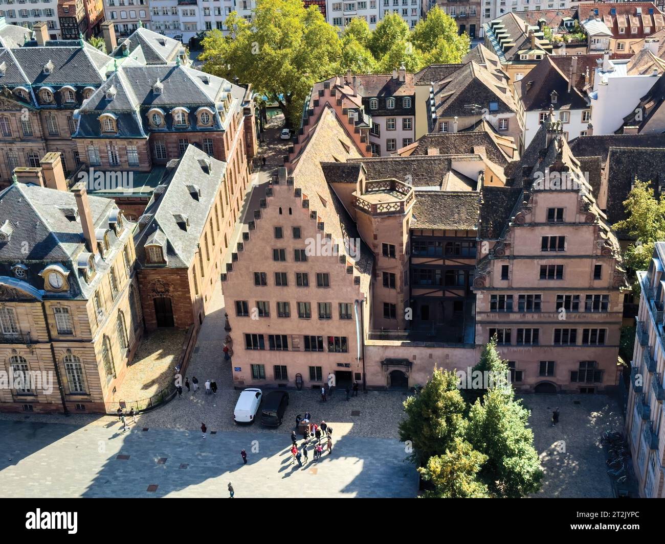 Bird's Eye View: The historic Museum Oeuvre Notre-Dame, with a ...