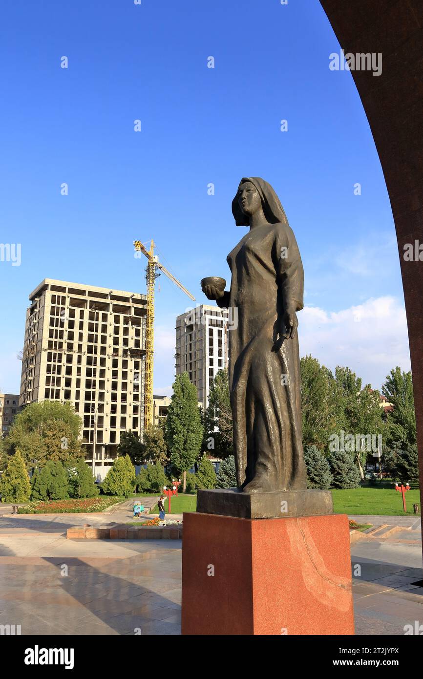 August 18 2023 - Bishkek in Kyrgyzstan, Central Asia: Victory Monument ...
