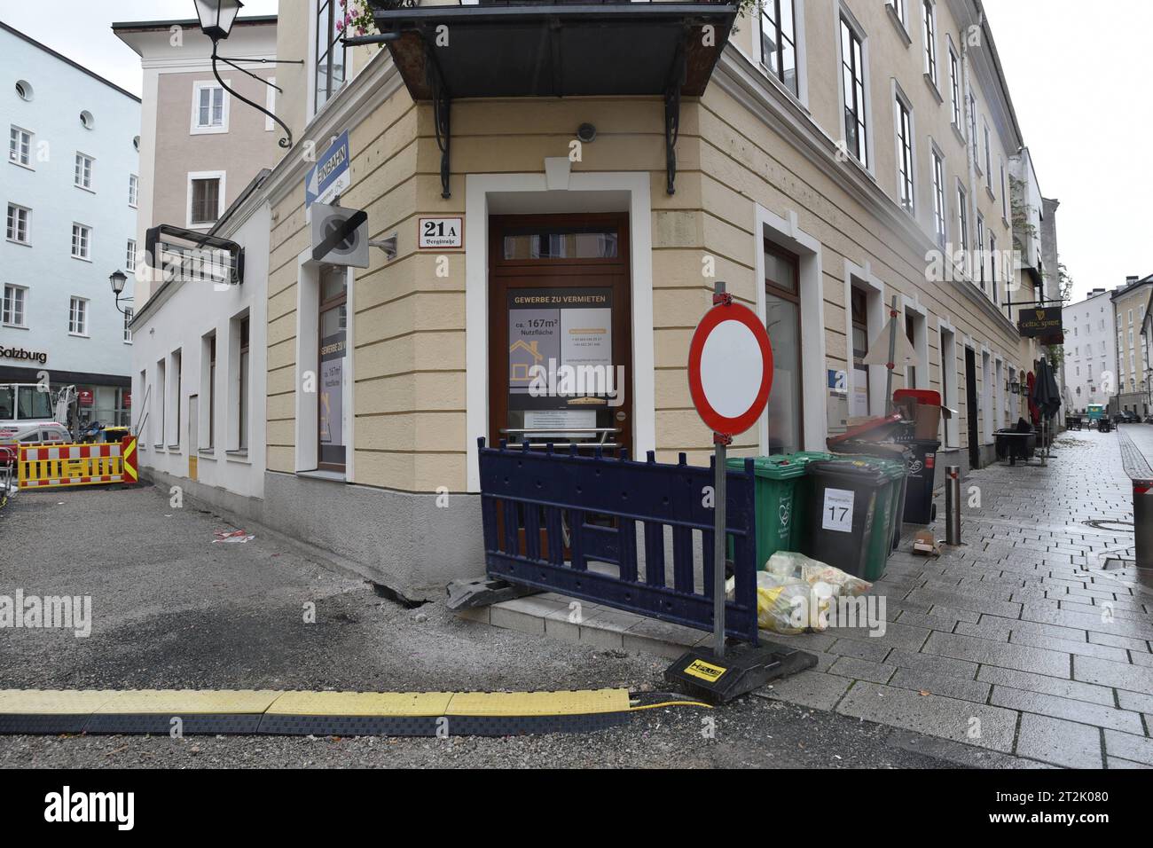 Leerstände, 2023, Rechte Altstadt, ehemalige Volksbank, Bergstraße ...