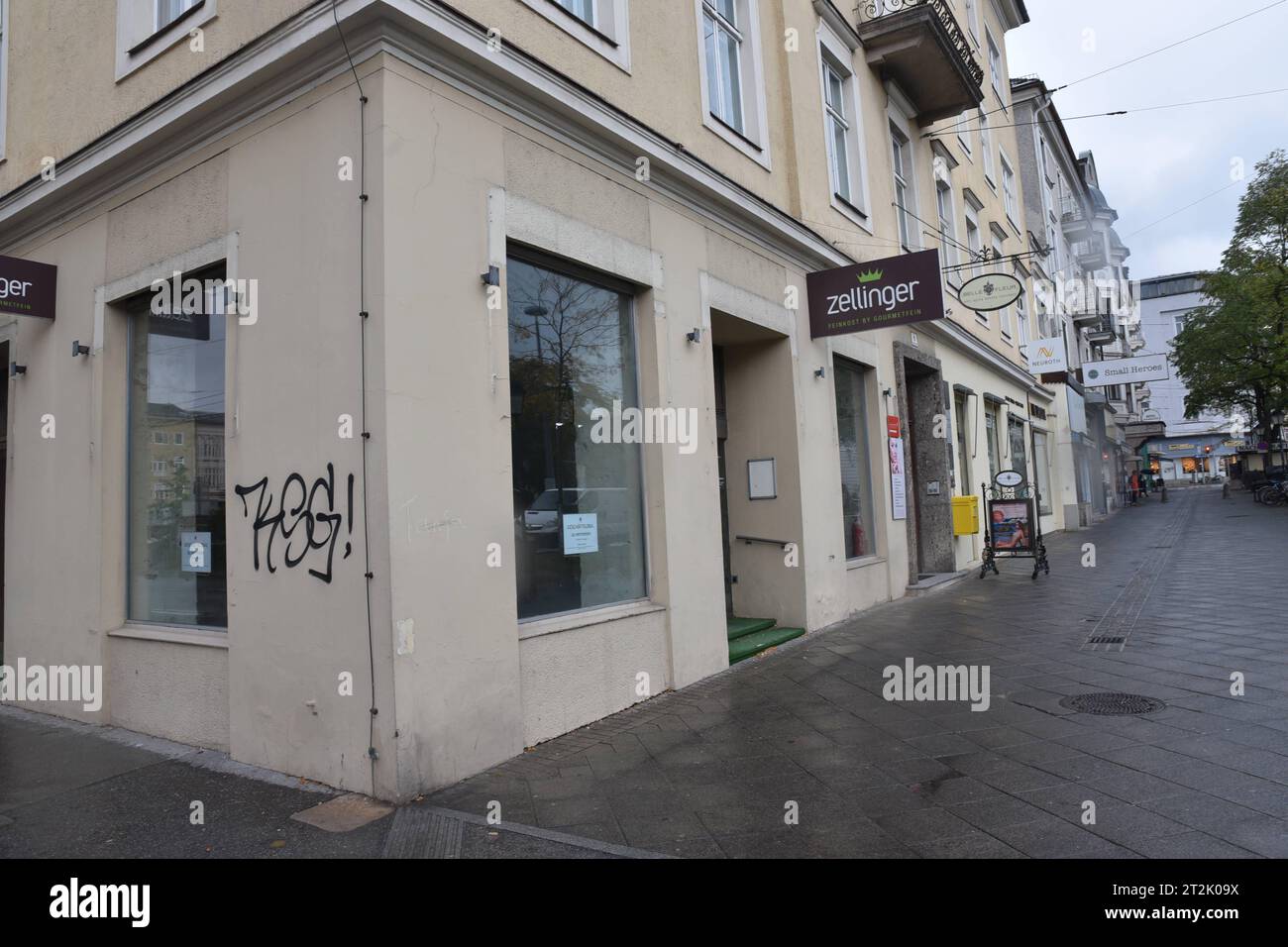 Leerstände, 2023, Rechte Altstadt, Mirabellplatz, Salzburg, Manfred ...
