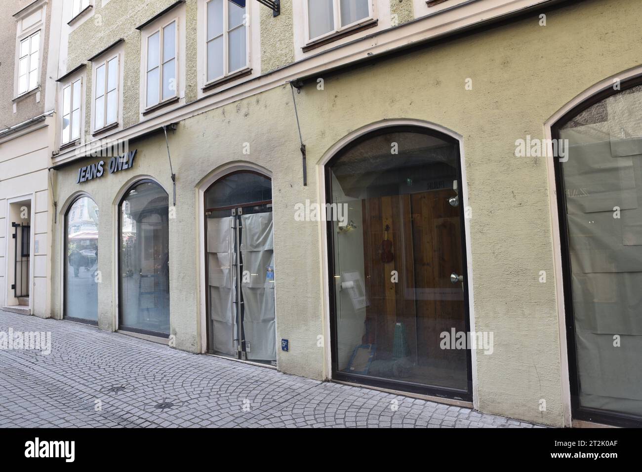 Leerstände, 2023, Ehemals Resmann, Jeans Only, Rathausplatz, Altstadt ...