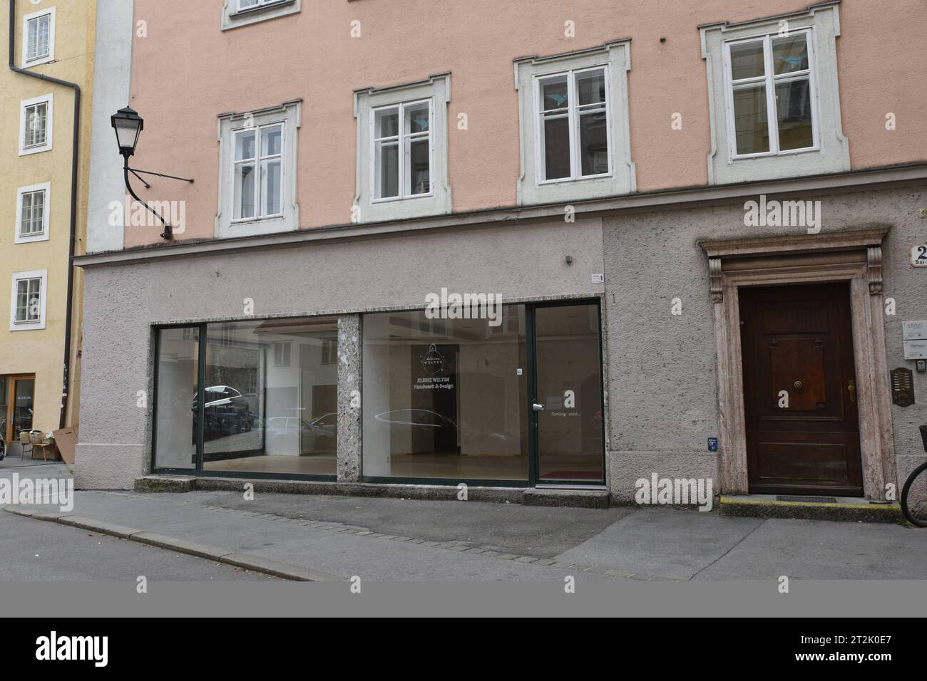 Leerstände, 2023, ehemaliges Schuhgeschäft, Kaigasse, Altstadt ...