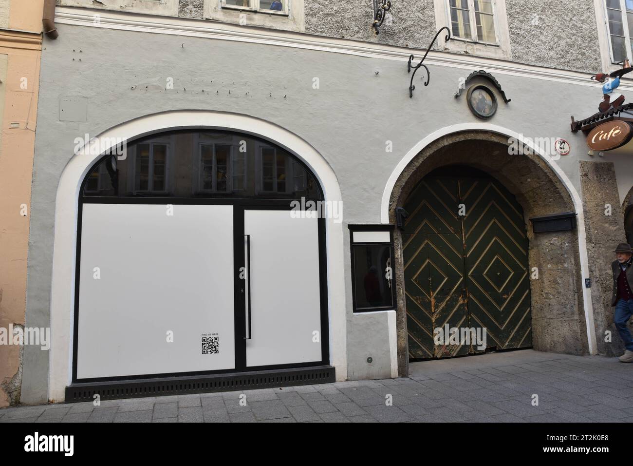 Leerstände, 2023, Getreidegasse, Altstadt Salzburg, Manfred Siebinger ...