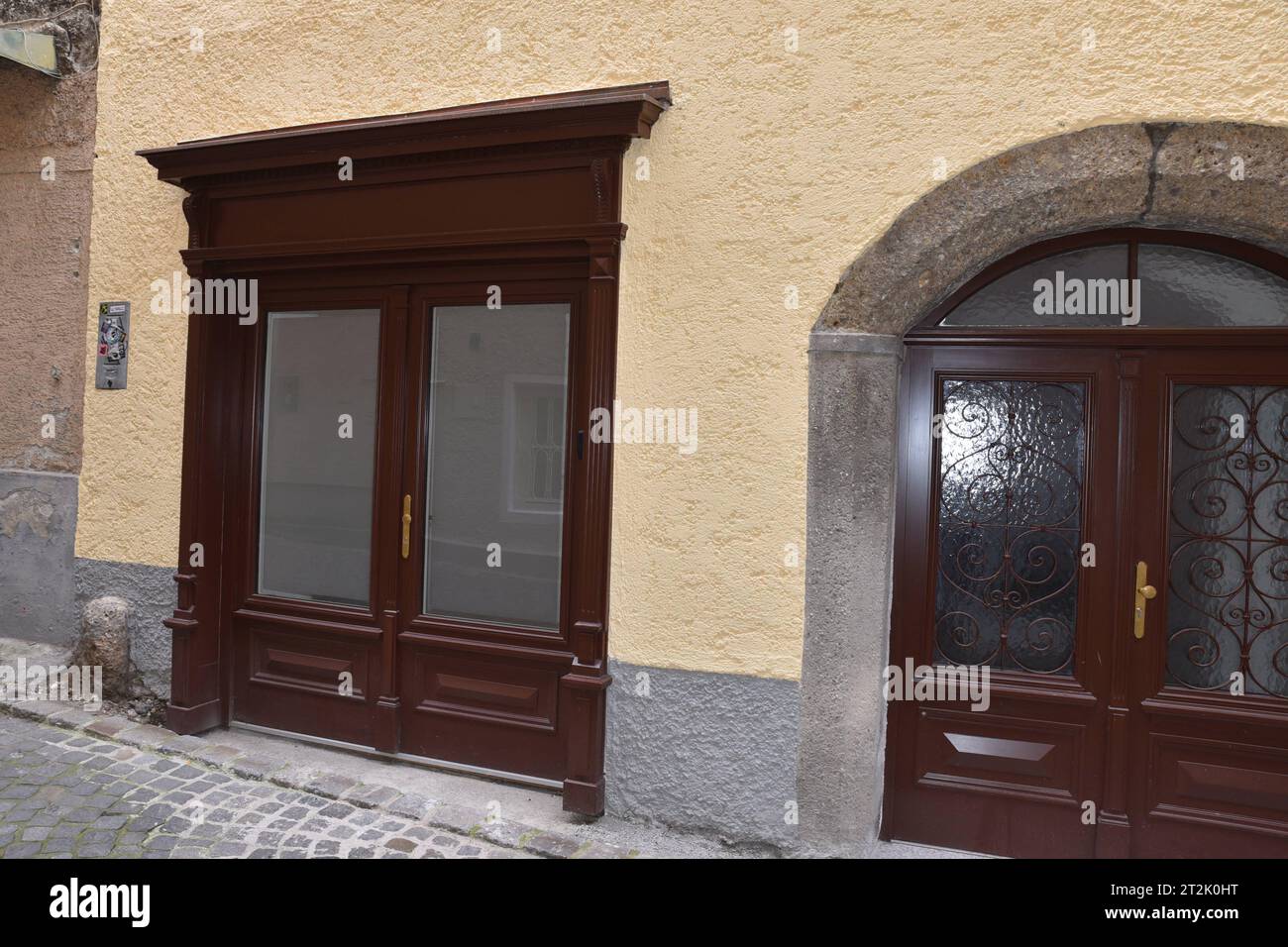 Leerstände, 2023, Steingasse, rechte Altstadt, Salzburg, Manfred ...